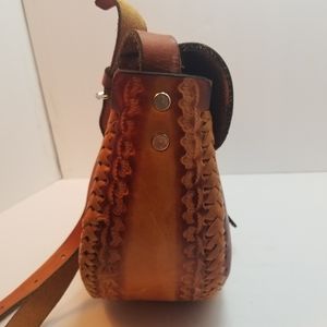 Bags | Purse Hand Crafted Pressed Leather Purse 12x8x | Poshmark